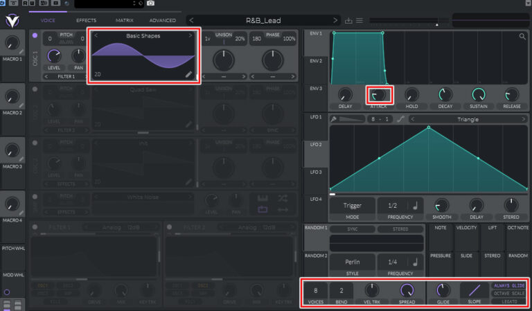 シンセリードのサウンドレシピ・作り方 | どんぐりの音あそび