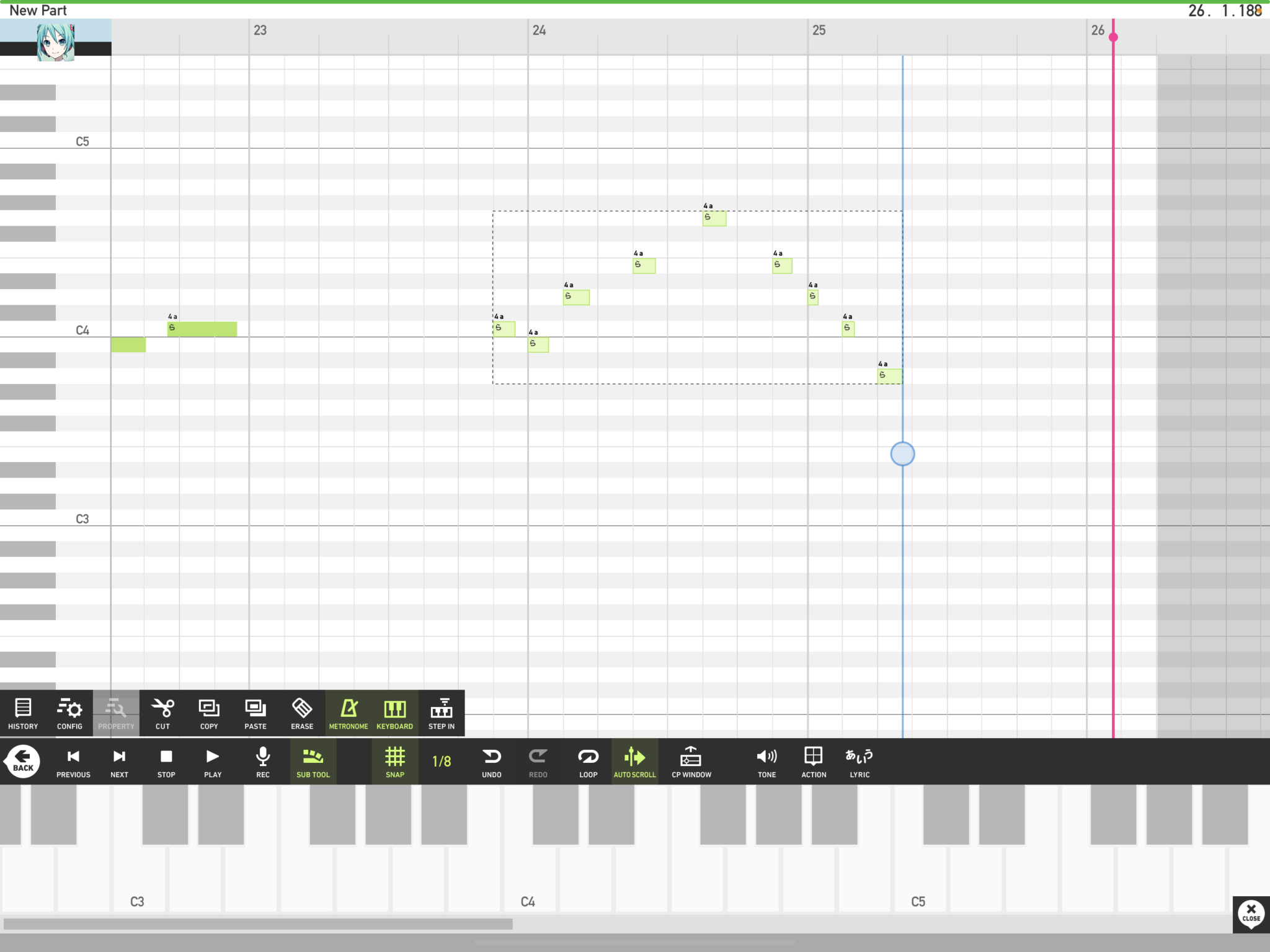 Mobile VOCALOID Editorの使い方 | どんぐりの音あそび